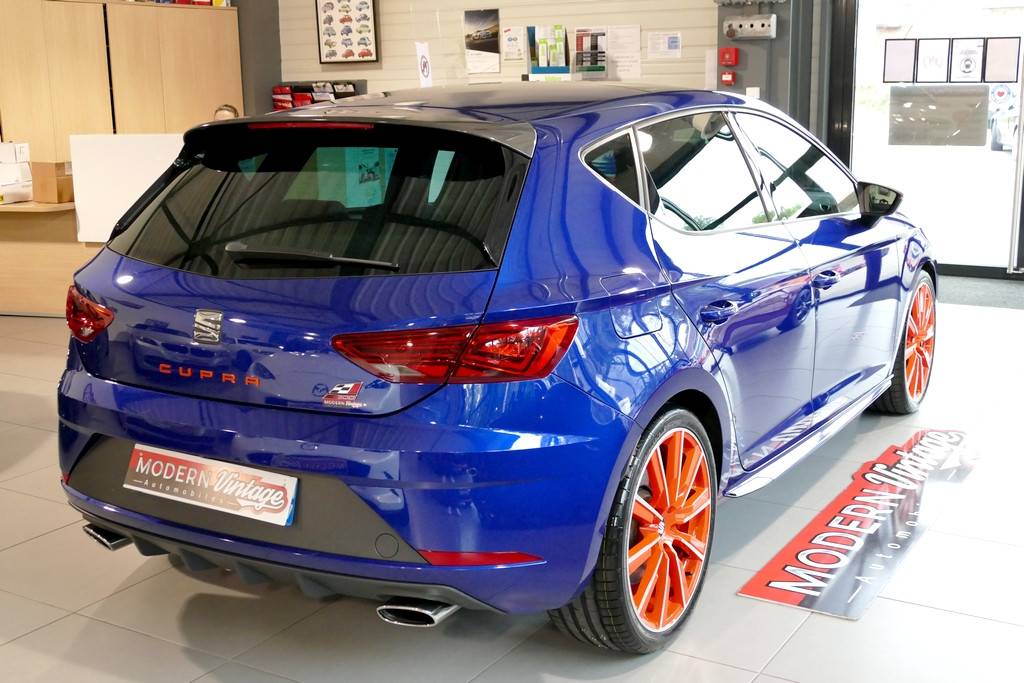 Seat Leon Cupra 2.0 TSI 300cv Pack Performance Cupra Orange - Véhicule ...